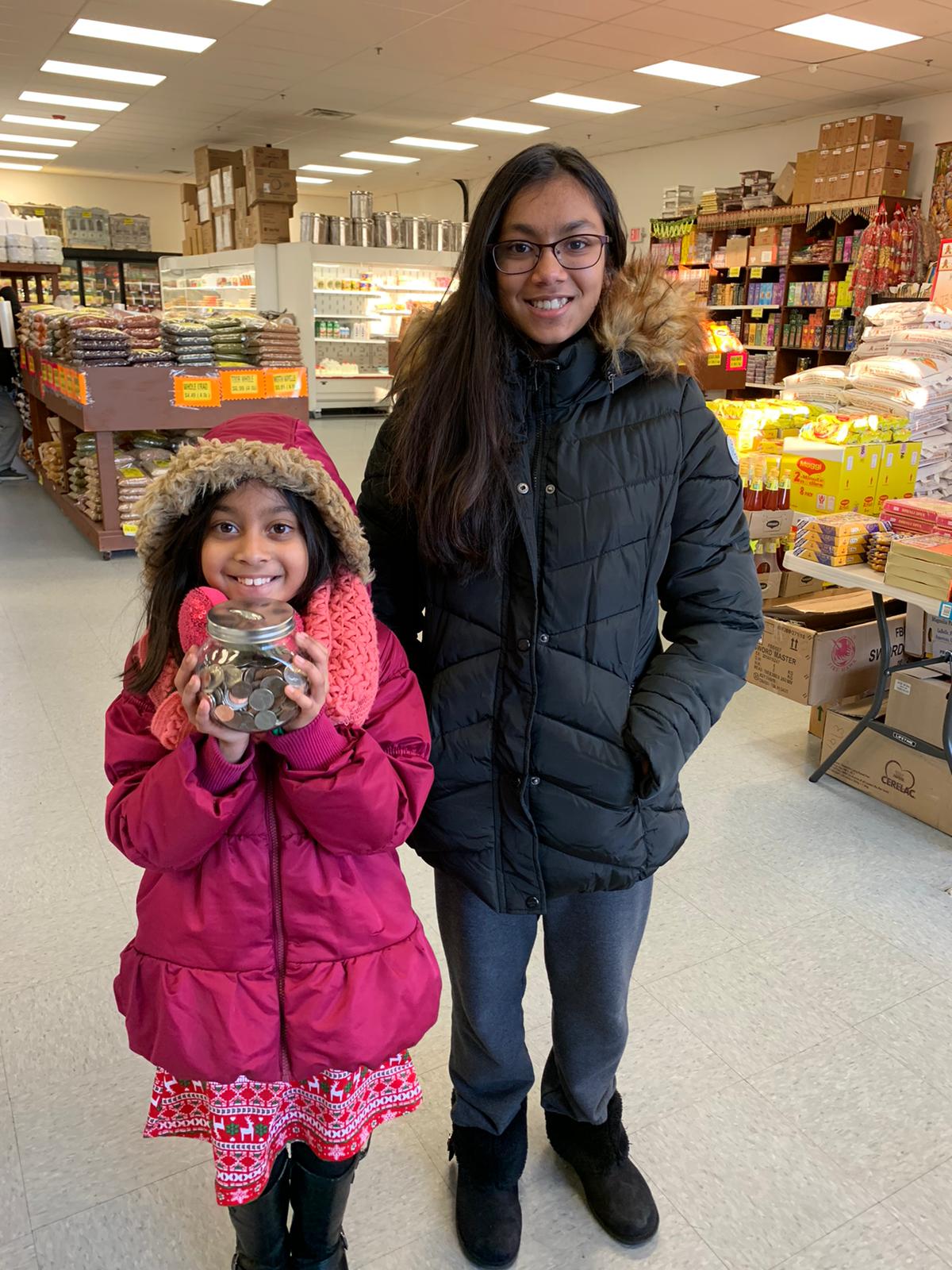 Thank you girls for supporting Penny Drive | Charity Crossing